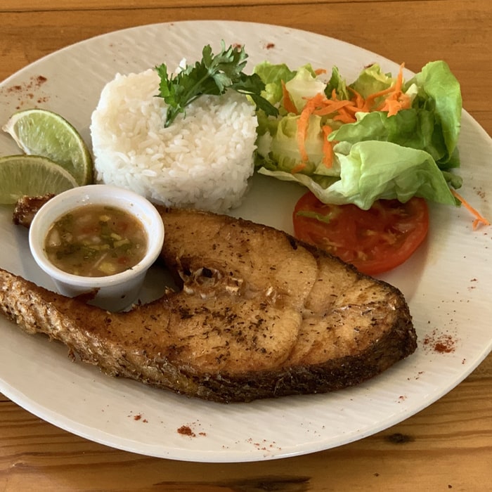 Poisson frit - Le Wood Kourou